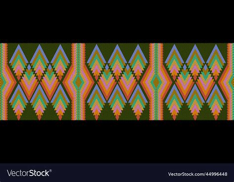 Pattern Ornament Tracery Mosaic Ethnic Folk Vector Image