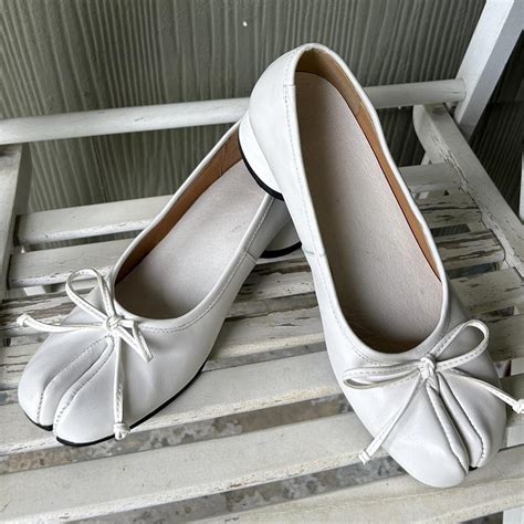 Womens White Ballet Shoes Depop
