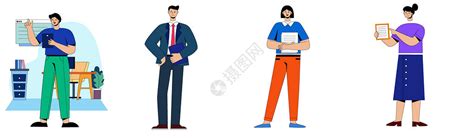 扁平人物场景商务工作夜晚办公室场景svg拆分插画插画图片下载 正版图片402396691 摄图网