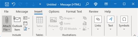 Add An Attachment In Outlook For Windows Microsoft Outlook 365