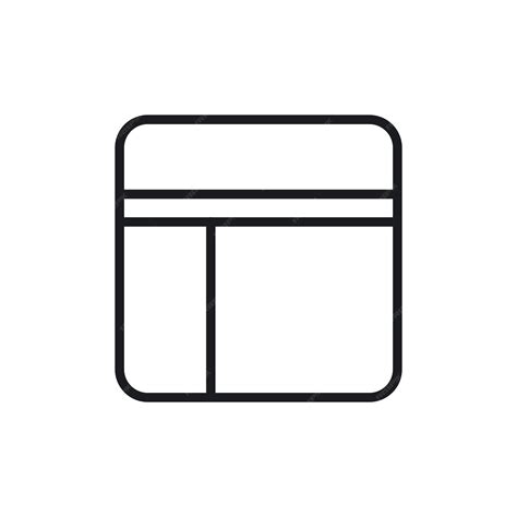 Premium Vector Table Layout Icon Set Web Excel Data Table Vector