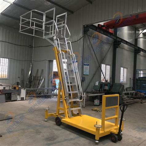 Truck Road Tanker Sampling Inspection Mobile Platform And Ladder