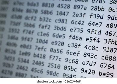 Hex Dump Photos And Images Shutterstock