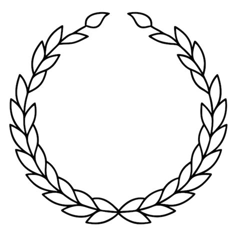 Elegant Wreath Vector Art Illustration For Design Projects Premium Ai