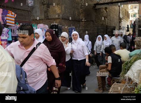 Egypt Street Scenes In So Called Islamic Cairo The Old Quarter Of