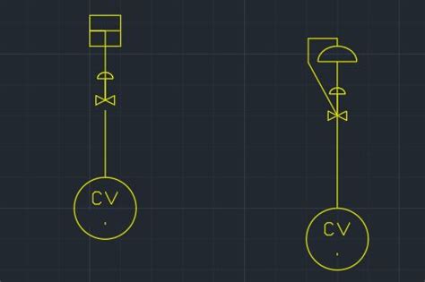 Control Valve Symbols Are Automatically Changed And Resized When
