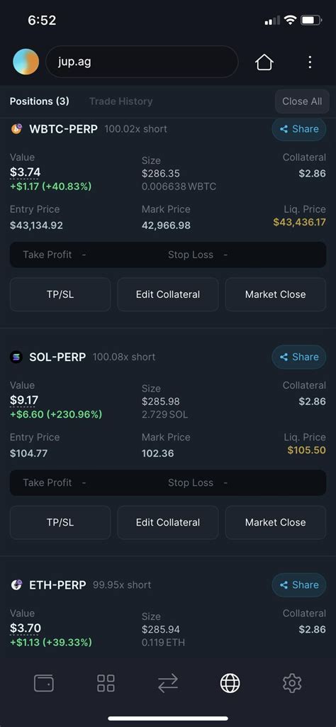 How Do I Maximize This Position On Jupiter Perps New To Crypto