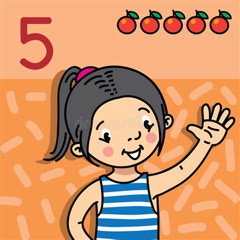 Girl Showing Card Stock Illustrations 3465 Girl Showing Card Stock