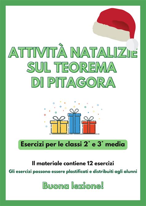 Attività natalizie sul teorema di Pitagora Edudoro