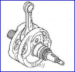 New Genuine Honda Oem Crankshaft 2009 2012 Crf450r 13000 Men A50 New