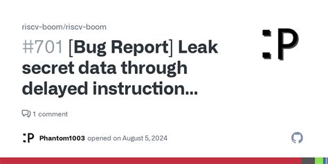 [bug report] leak secret data through delayed instruction fetching