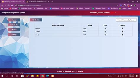 Github Raihankhan Hospital Management System Hms