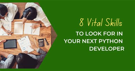 top 8 essential python developer skills for success