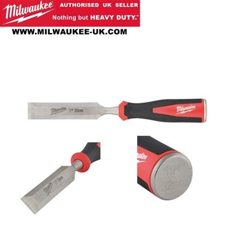 Milwaukee Beveled Edge Chisel Set 4pc Malcolm Rathmell Sports Ltd