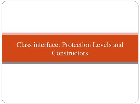 review what is an object what is a class ppt download