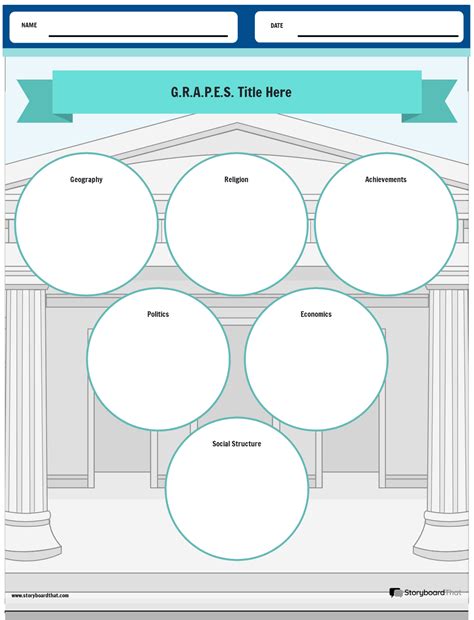 Grap Portrait Color 3 Storyboard Por Templates
