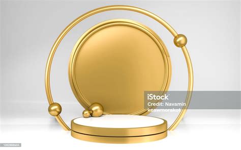 연단 쇼 화장품 기하학적 양식 실린더 연단 흰색 배경3d 렌더링 0명에 대한 스톡 사진 및 기타 이미지 0명 3차원 형태 개념 Istock