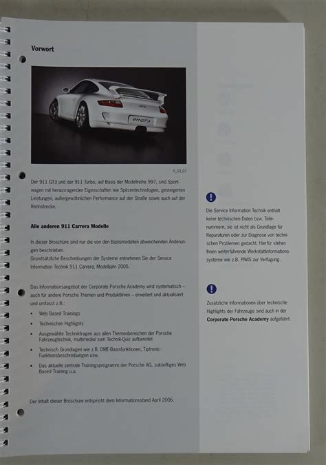 Werkstatthandbuch Service Information Technik Porsche Alle 911