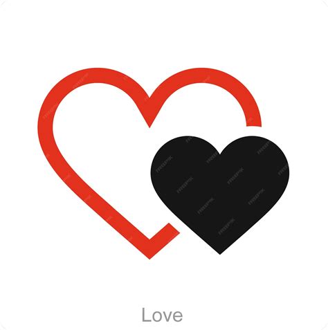 Premium Vector Love And Heart Icon Concept