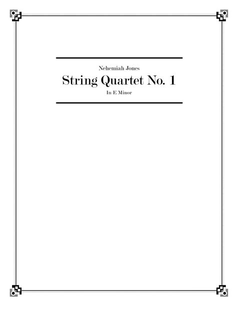 String Quartet Repertoire List At Winston Blanton Blog