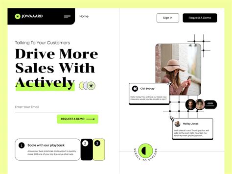 Saas Website Landing Page Behance