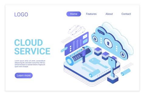 Cloud Service Template Illustrations Royalty Free Vector Graphics And Clip Art Istock