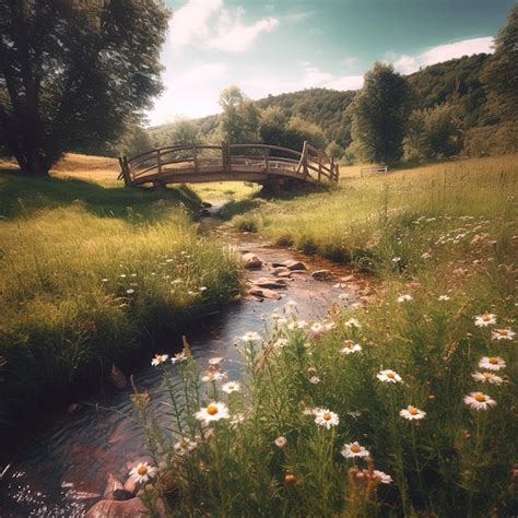 premium ai image visual of bridge