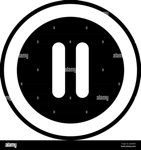 Ui Control Pause Stock Vector Image And Art Alamy