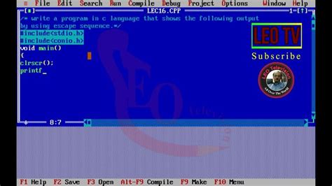 How To Show Following Output By Using Escape Sequence Lecture 16