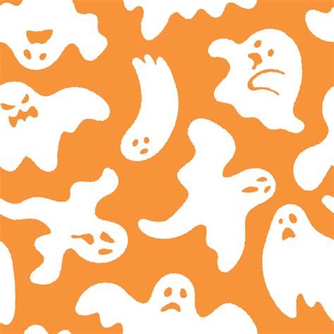 ハロウィンおばけのパターン素材 商用okの無料イラスト素材サイト ツカッテ