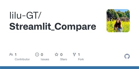 Github Lilu Gtstreamlitcompare