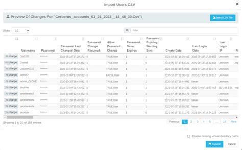 Importing And Exporting Users Using Csv Files Cerberus Support