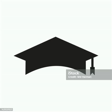 웹 컴퓨터 및 모바일 앱을위한 교육 모자 아이콘 벡터 템플릿 공부에 대한 스톡 벡터 아트 및 기타 이미지 공부 교습 교육