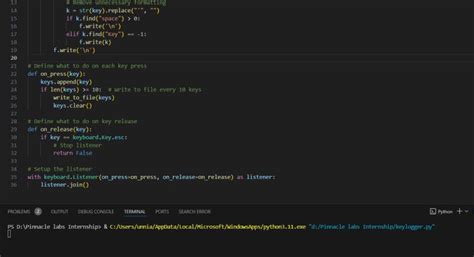 Arjunu Menon On Linkedin Cybersecurity Python Keylogging Dataprotection Pinnaclelabs