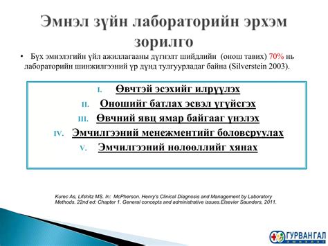 Клиник лабораторийн үүрэг Pptx