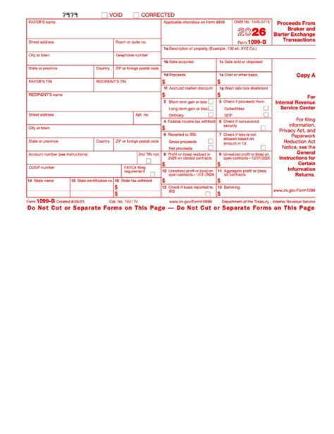 2026 Irs Form 1099 Int And Instructions Tax Sights