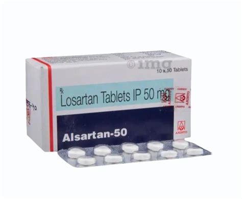 Losartan 50 Mg Tablets Alsartan At Rs 7640strip लोसार्टन पोटैशियम
