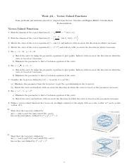 Vector Valued Functions Domain Sketching Curves And Cartesian Course Hero