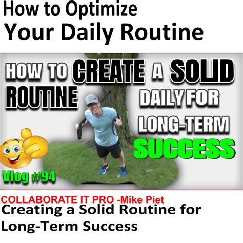 How To Optimize Your Daily Routine Creating A Solid Routine For Long Term Success [vlog 94