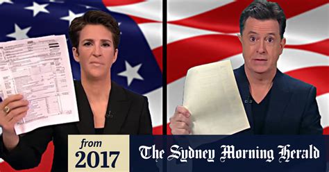 Video Stephen Colbert Lampoons Rachel Maddows Scoop