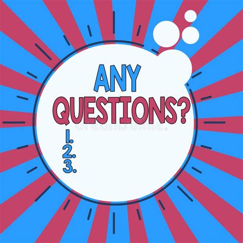 Word Writing Text Any Questions Question Business Concept For You Say