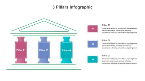 3 Pillars Powerpoint Templates Slidekit