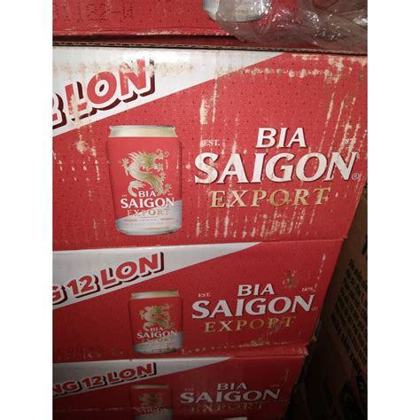 Mua Thùng 12 Lon Bia Sài Gòn Export 330ml Giá Rẻ Nhất Teckivn