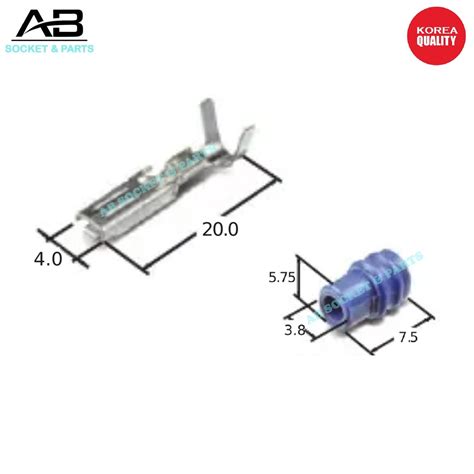 2 Pin Naza Citra Knock Sensor And Oil Temperature Sensor Socket Connector