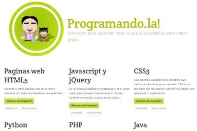 Programando la vídeo tutoriales de programación en español