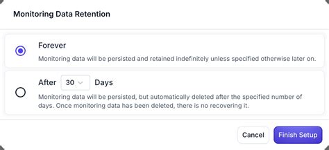 Data Retention Policies Vellum Documentation