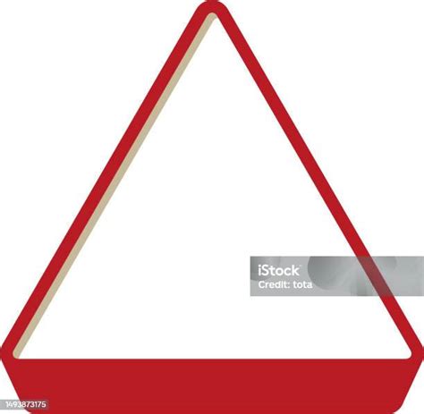 빨간색 삼각형 3d 프레임 간단한 벡터 그림 3차원 형태에 대한 스톡 벡터 아트 및 기타 이미지 3차원 형태 경계 공란 Istock