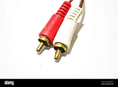 A Picture Of Audio Pin Stock Photo Alamy