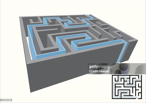3d Maze Solved High Res Vector Graphic Getty Images