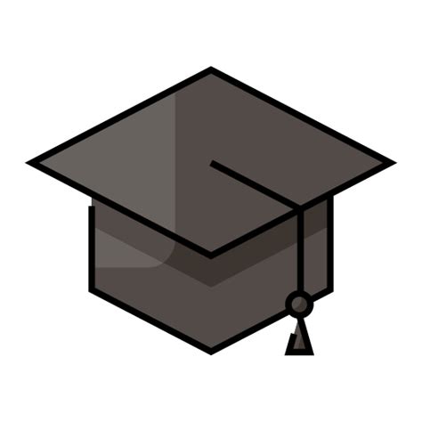 Icono De Sombrero De Graduacion Generic Outline Color